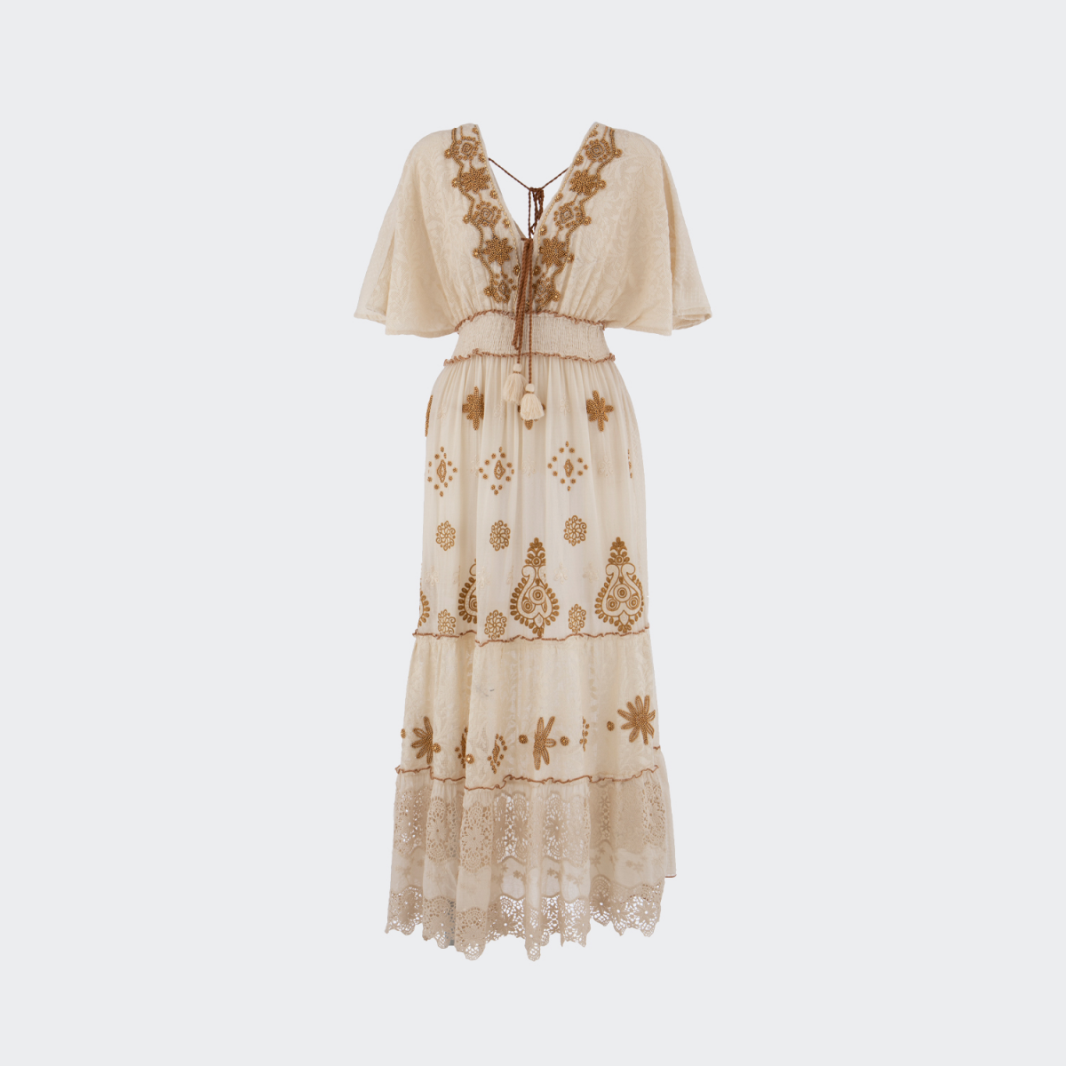 Boho Chic Alex Max Dress in Beige | Women | Buy Online - AMXVE205_1 ...